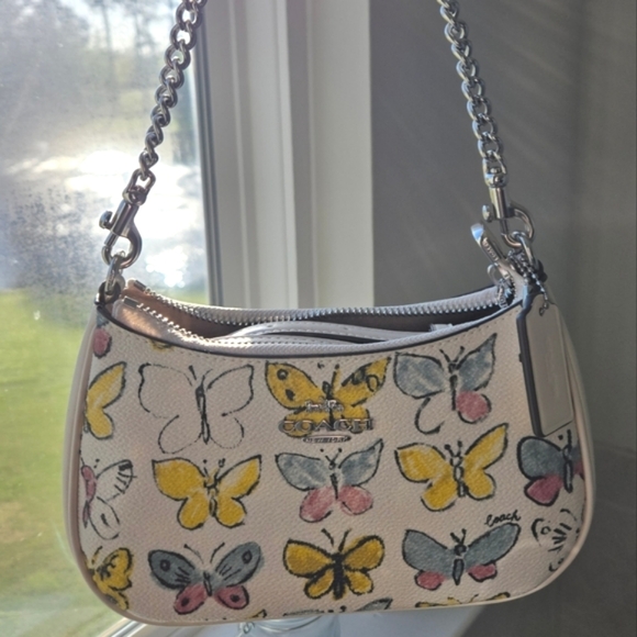 Coach | Bags | Nwt Coach Teri Mini Butterfly Print Crossbody Bag | Poshmark